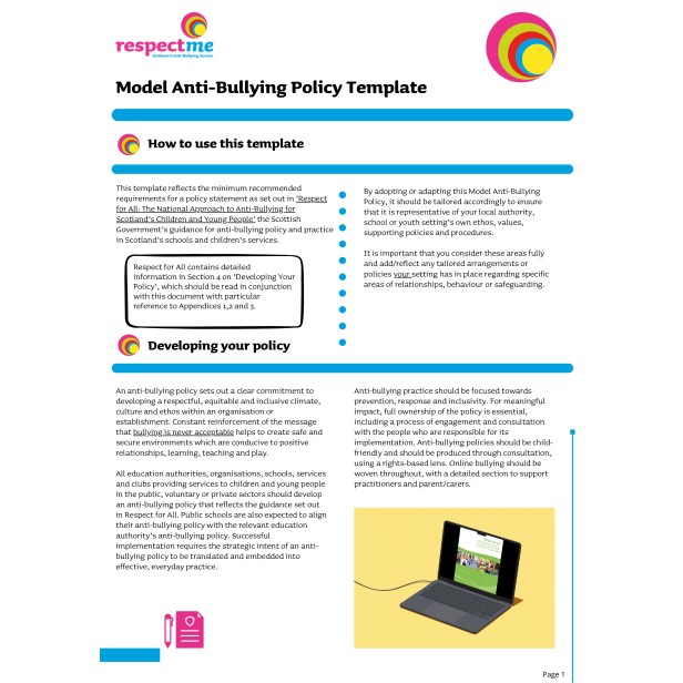 respectme’s support for local policy development | respectme